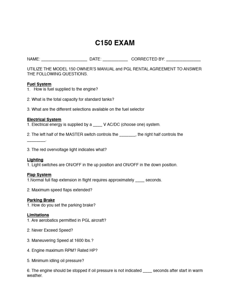 C150 Exam | PDF