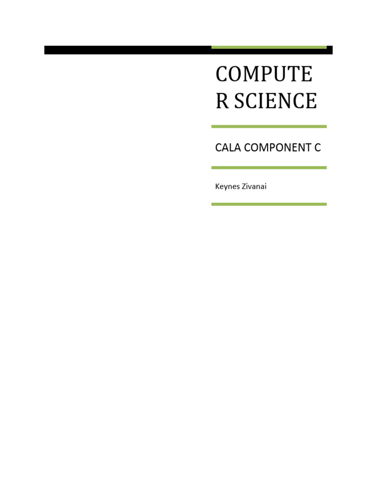Sollutty Computer Science Cala 3 | PDF | Computer Network | Local Area Network