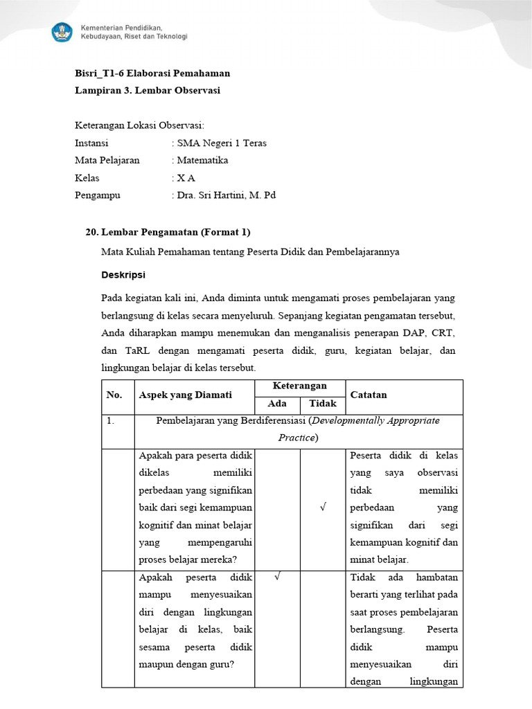 Ayu Nurafifah Elaborasi Pemahaman T1 | PDF
