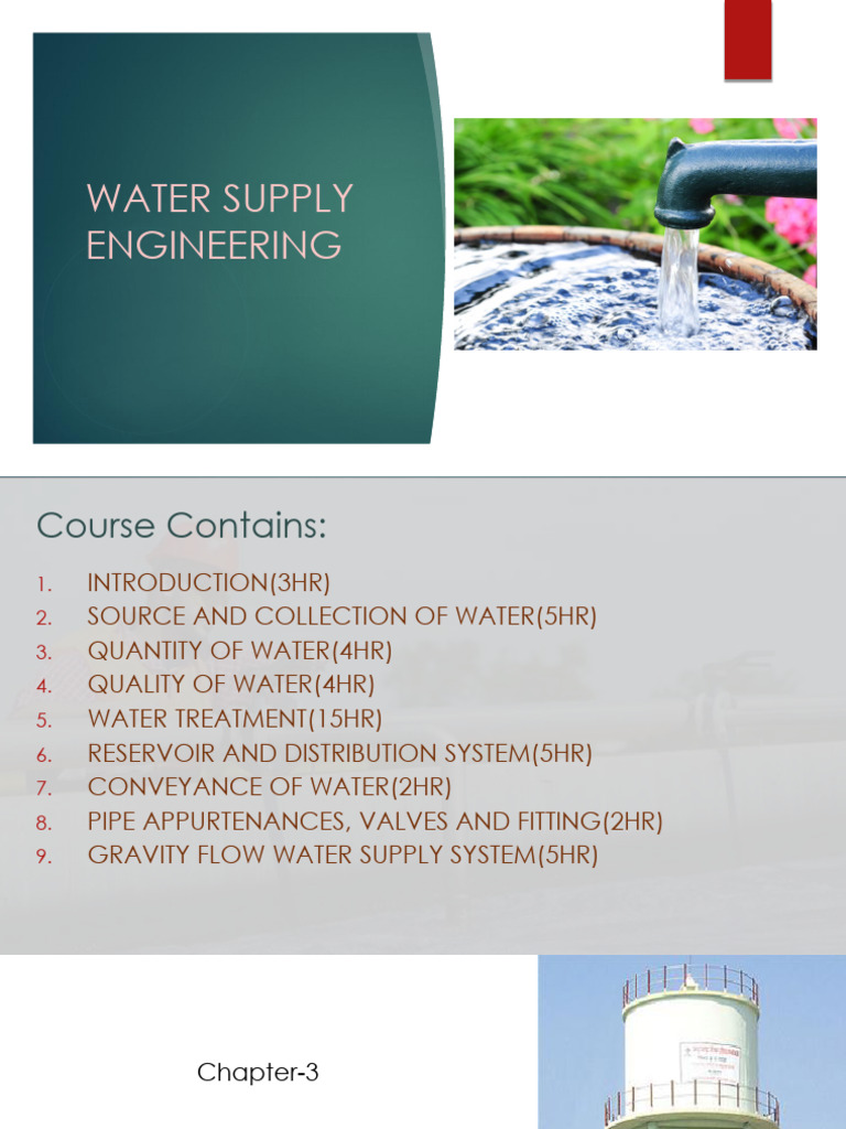 Water Supply Engineering Guide | PDF | Water | Demand