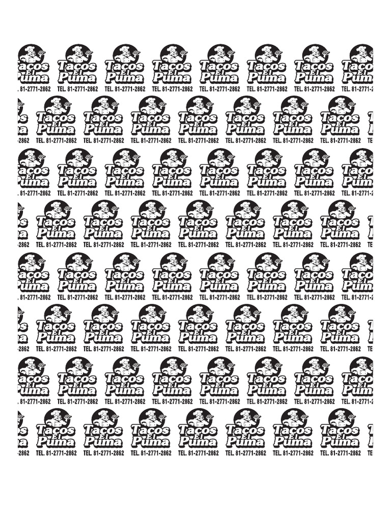 Placa Tacos El Puma - Grado Alimenticio | PDF