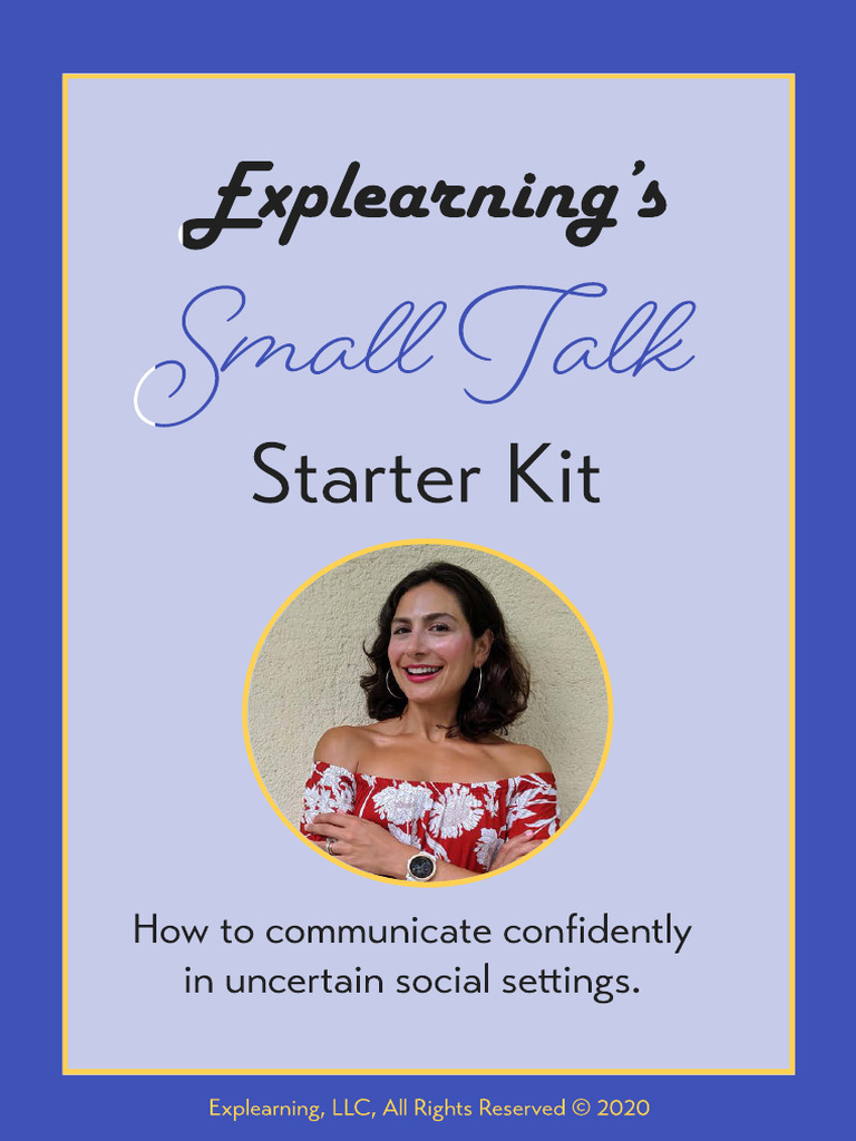 Small Talk Strategies Explearning C | PDF