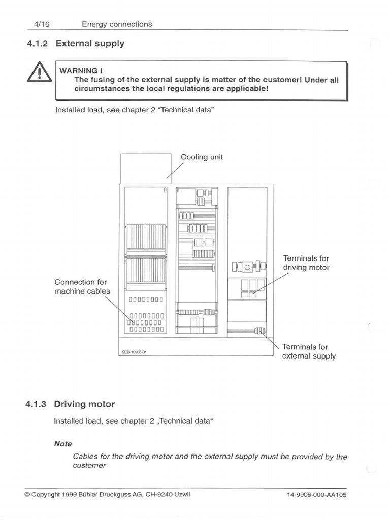 Buhler Evolution 105 DL Manual 3 of 5 | PDF | Equipment | Electric Power