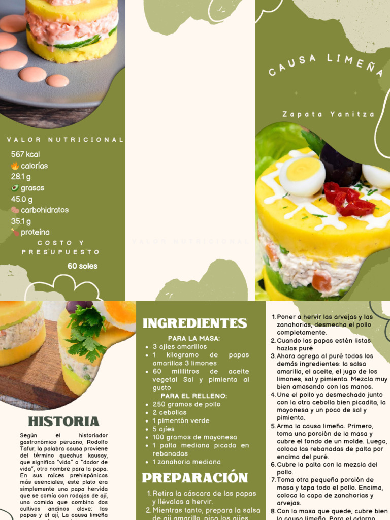 CAUSA | PDF | Ají picante | Patata