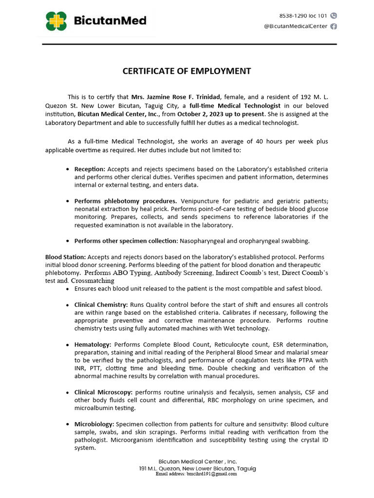 coe for aims | PDF | Pathology | Medical Tests