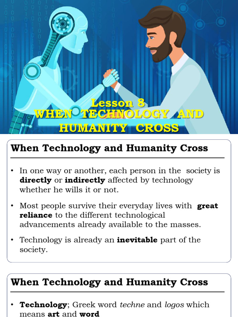 Technology's Impact on Humanity | PDF | Robot | Robotics