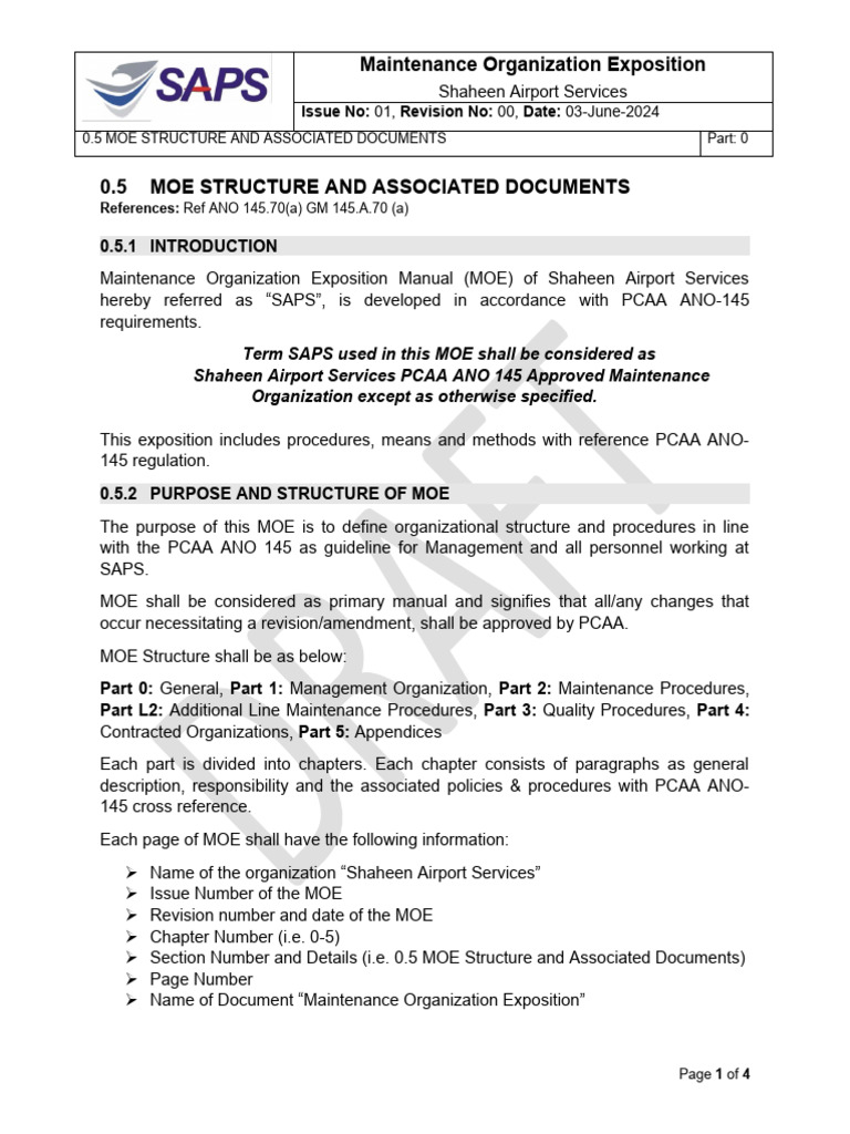 Part - 0, Sec 0.5, MOE Structure 140524 | PDF | Business | Technology ...