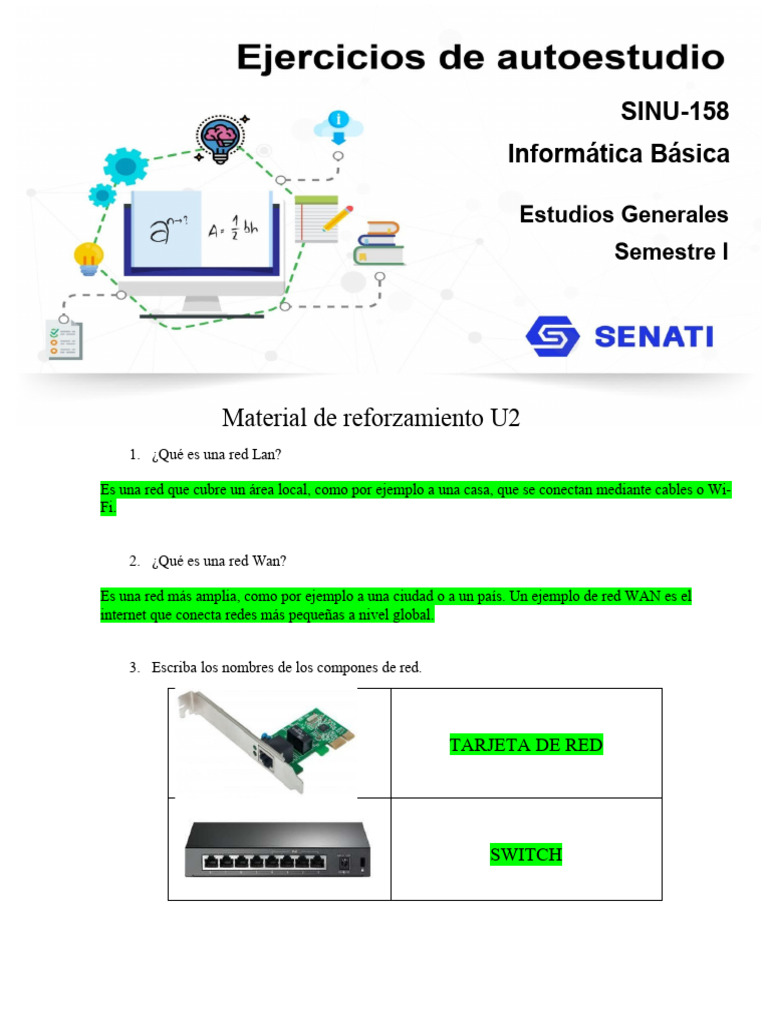 Tarea 2 Informatica Basica | PDF | Internet | Red de computadoras