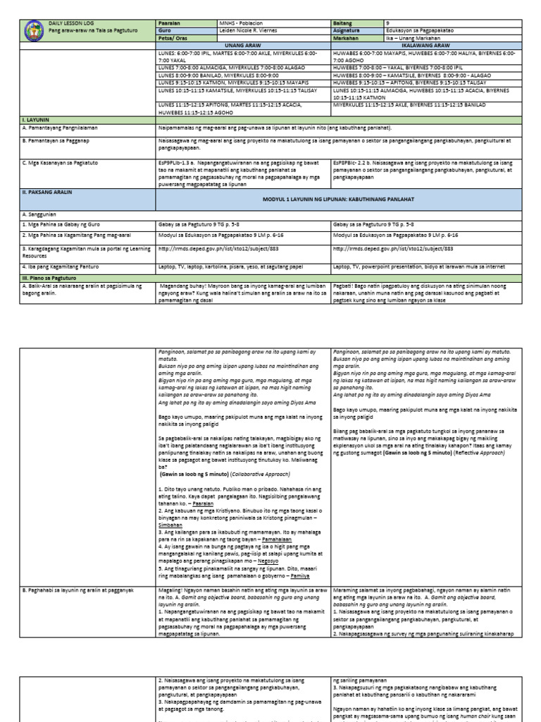 GR-9-ESP-DLP-Q1-W2 | PDF