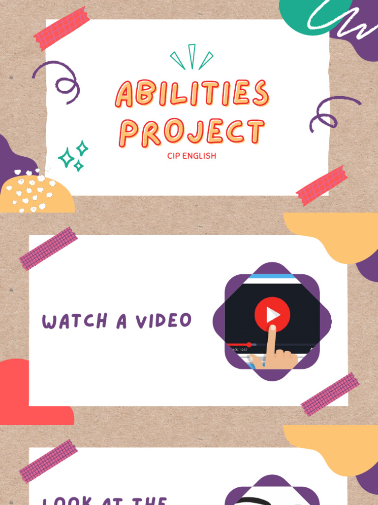 Abilities Project (A1) (1) For English Speakers | PDF