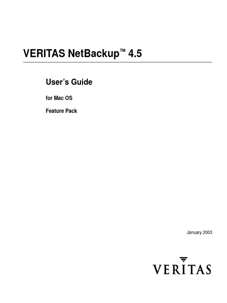 NetBackup UserGuide Mac | PDF | Backup | Computer File
