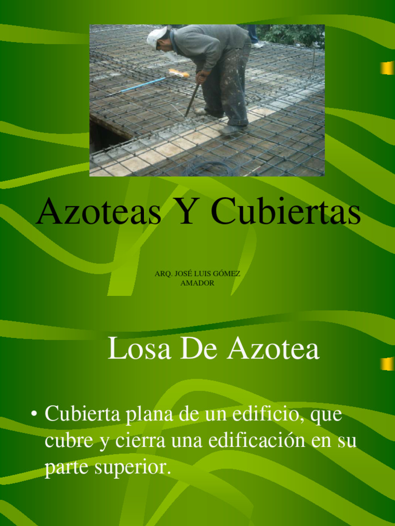 24 Azoteas y Cubiertas | PDF | Techo | edificio