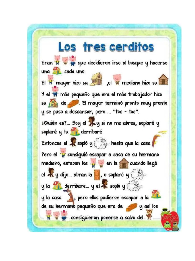 LECTURAS CON PICTOGRAMAS | PDF