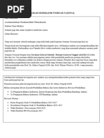 Contoh Teks Moderator Singkat | PDF