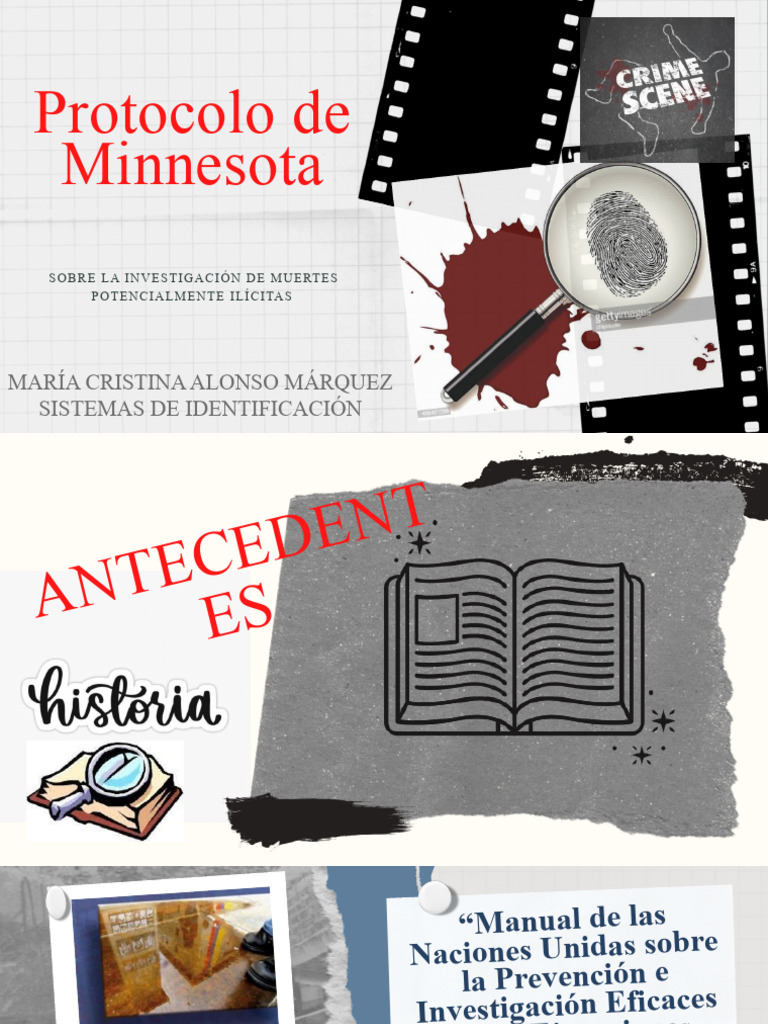 PROTOCOLO DE MINNESOTA | Descargar gratis PDF | Ciencia forense | Ciencia y derecho