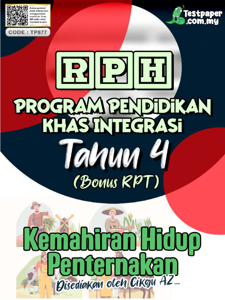 RPH KH Penternakan Tahun 4 Unit 1 Keselamatan Di Ruang Kerja | PDF