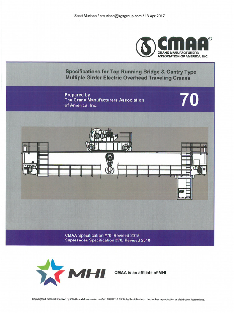 Cmaa 70 - 2015 | PDF