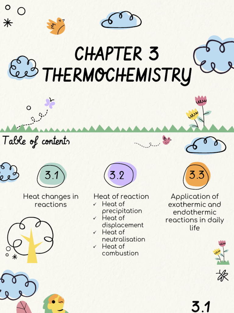 Chapter 3 Thermochemistry - Part 1 | PDF