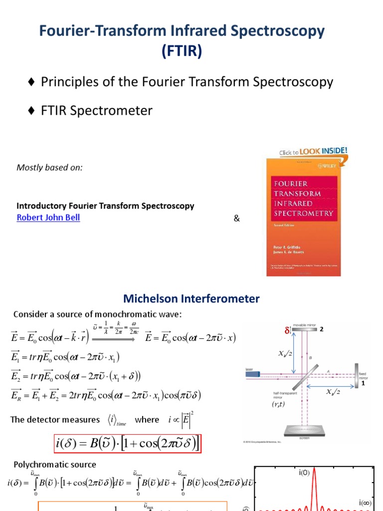 Ftir Intro | PDF | Fourier Transform Infrared Spectroscopy | Sampling ...