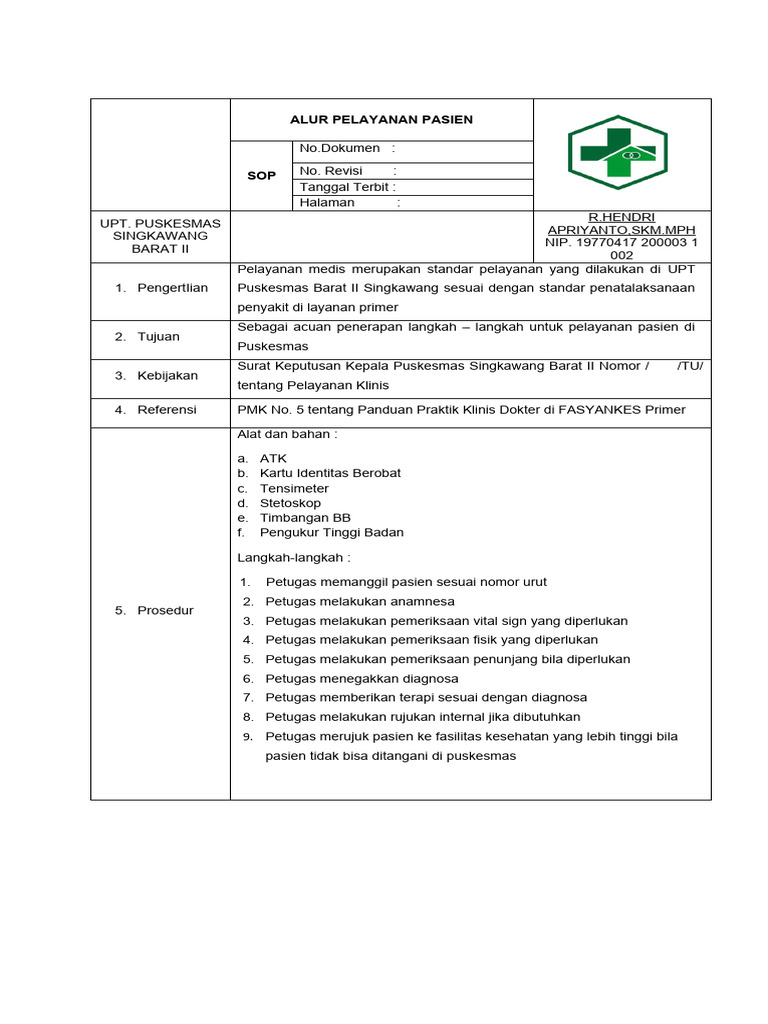 Sop Poli Umum | PDF | Sains & Matematika