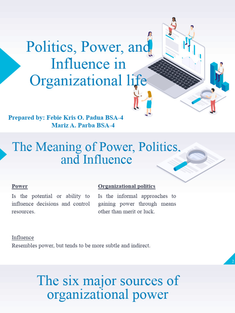 Power and Politics in Organizations | PDF | Power (Social And Political ...
