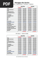 Surat Brts Route Timetable Map | PDF