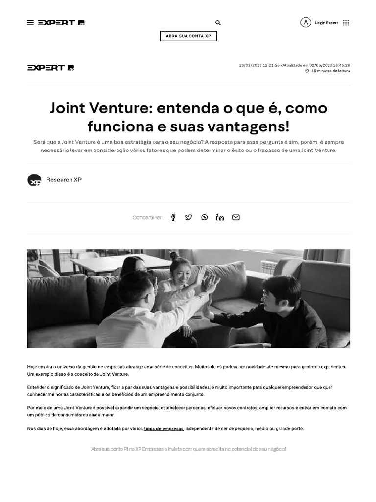 Join Venture | PDF