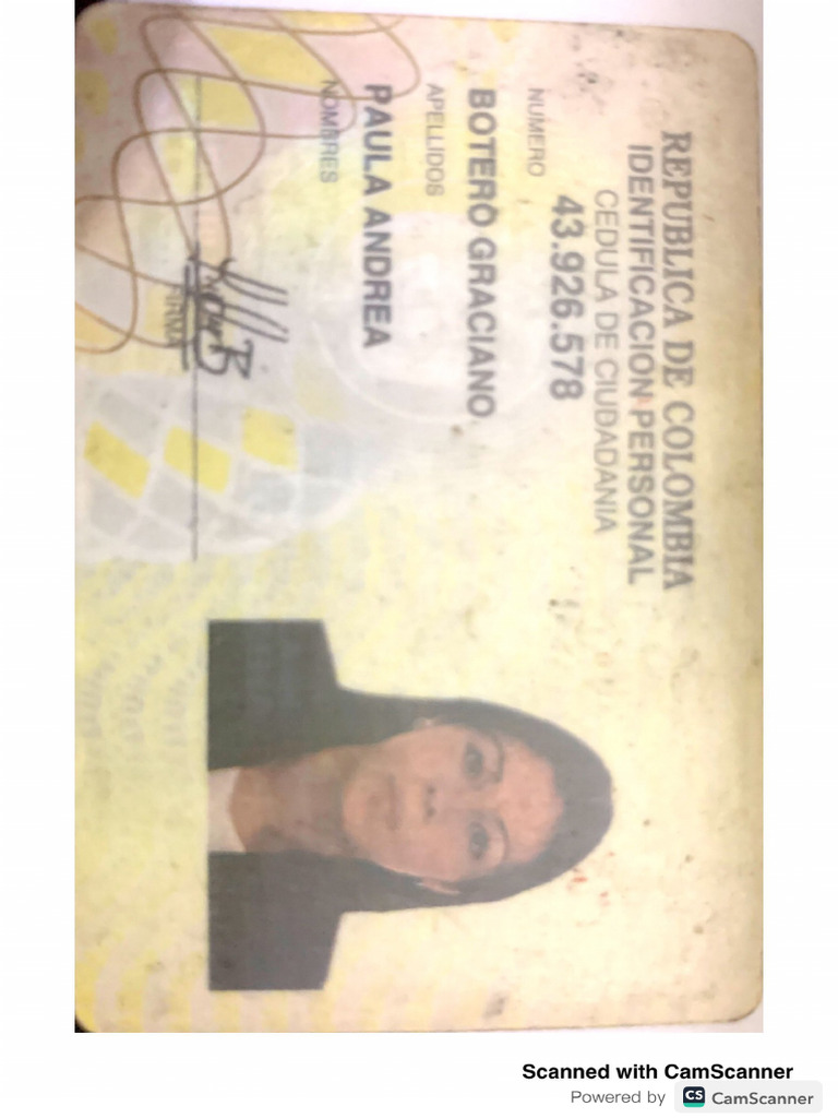 Cédula Paula Botero | PDF