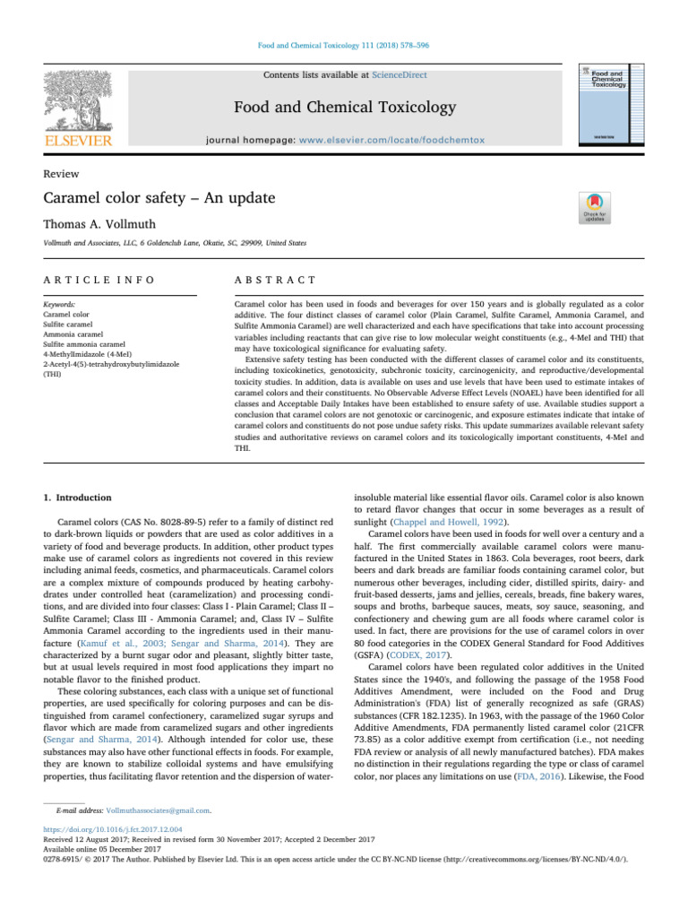 Journal - Caramel Color | Download Free PDF | Chemistry