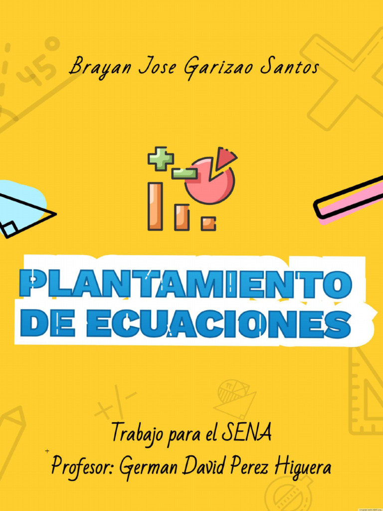 Plantamiento de Ecuaciones | PDF | Ecuaciones | Función (Matemáticas)