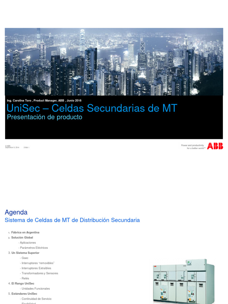 UniSec Presentacion de Producto 2016 | PDF | Ingenieria Eléctrica ...