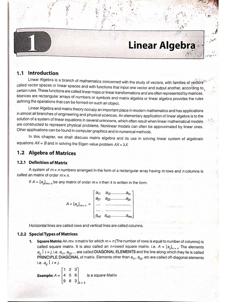 Linear Algebra Pyq All Branch | PDF