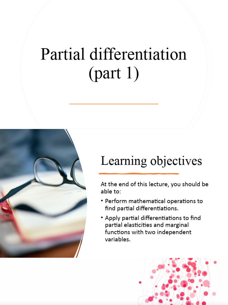 Understanding Partial Differentiation Concepts | PDF | Demand ...