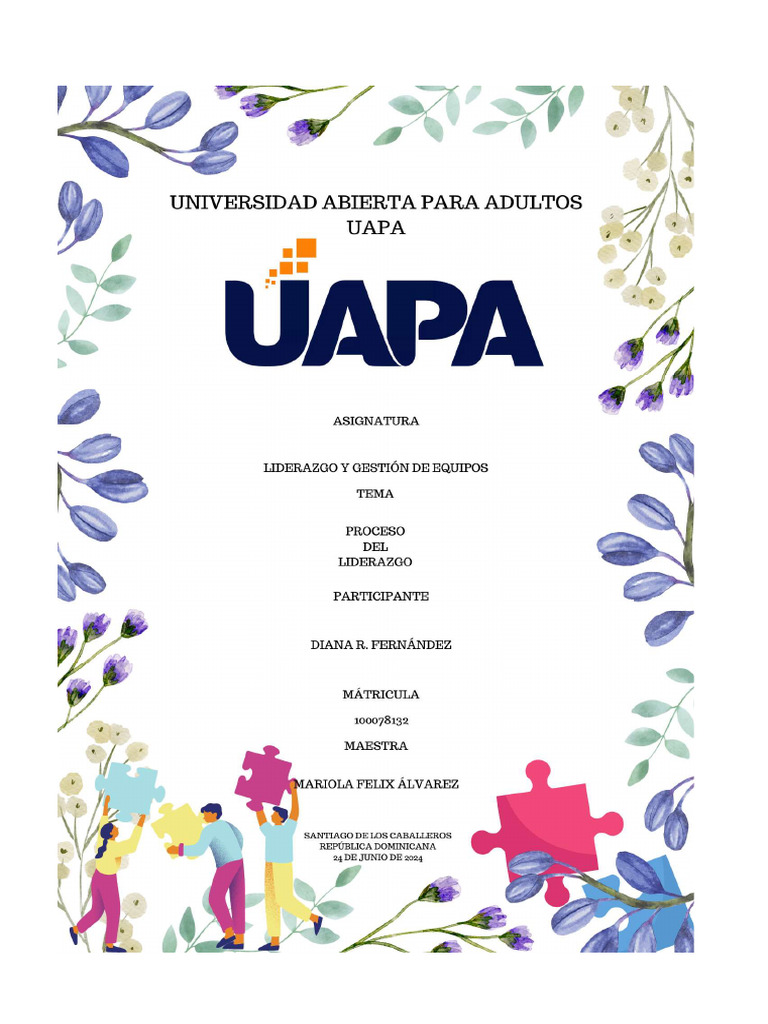 Tarea u | Descargar gratis PDF | Liderazgo | Business