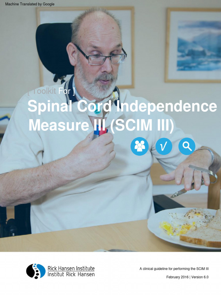 SCIM - Toolkit - Printable 1 1 1 | PDF | Patient | Physical Therapy