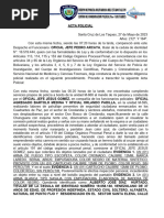 Modelos de Actas Policiales | PDF