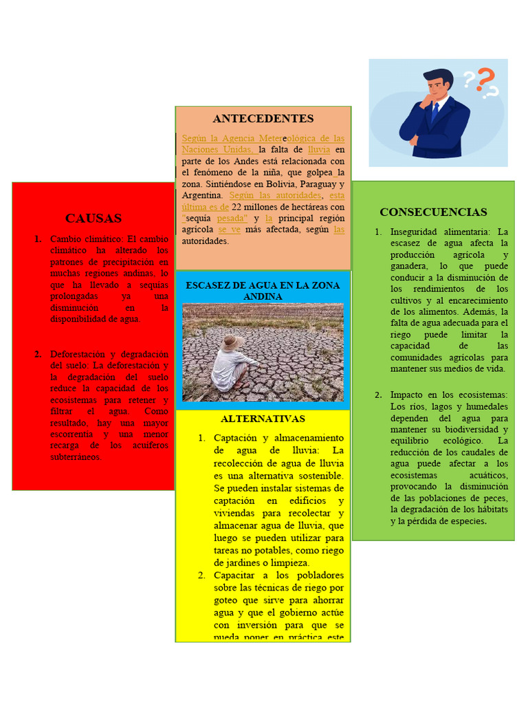 Problema Del Poblador Andino | PDF | Degradación ambiental | Agua