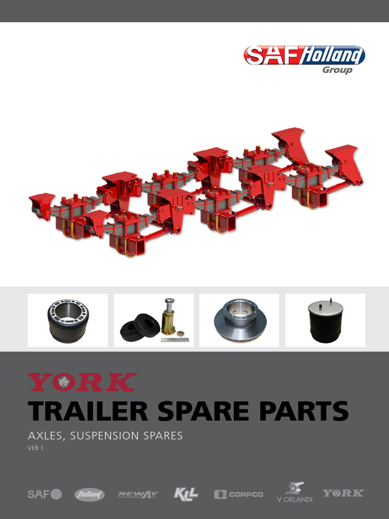 York Axles and Suspension Catalogue | PDF | Axle | Brake