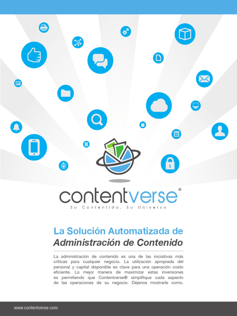 SPANISH Contentverse Brochure | PDF | Archivo de computadora | Oracle ...