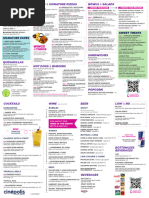 Breakfast and Kickback Menu - Drury Hotels | PDF | Hot Dog | French Fries