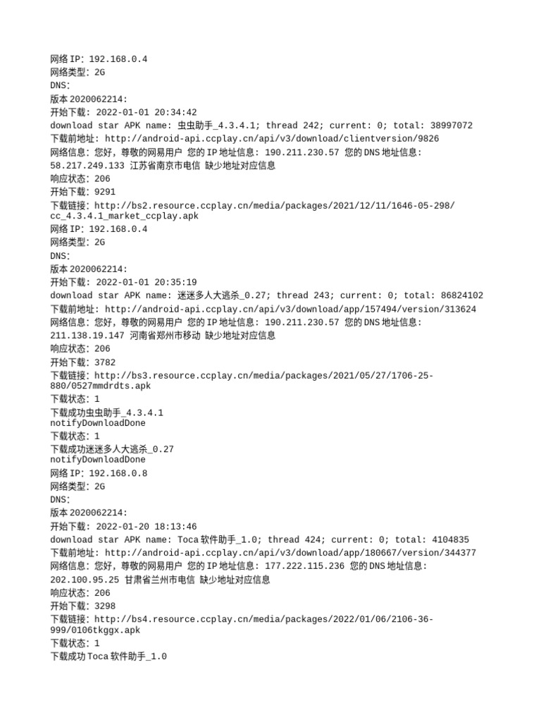 CC Download Record Log | PDF