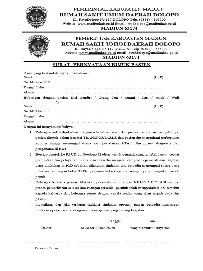 Surat Pernyataan Rujuk Soedono Sutomo | PDF