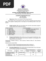 Learning Intervention Plan Template | PDF