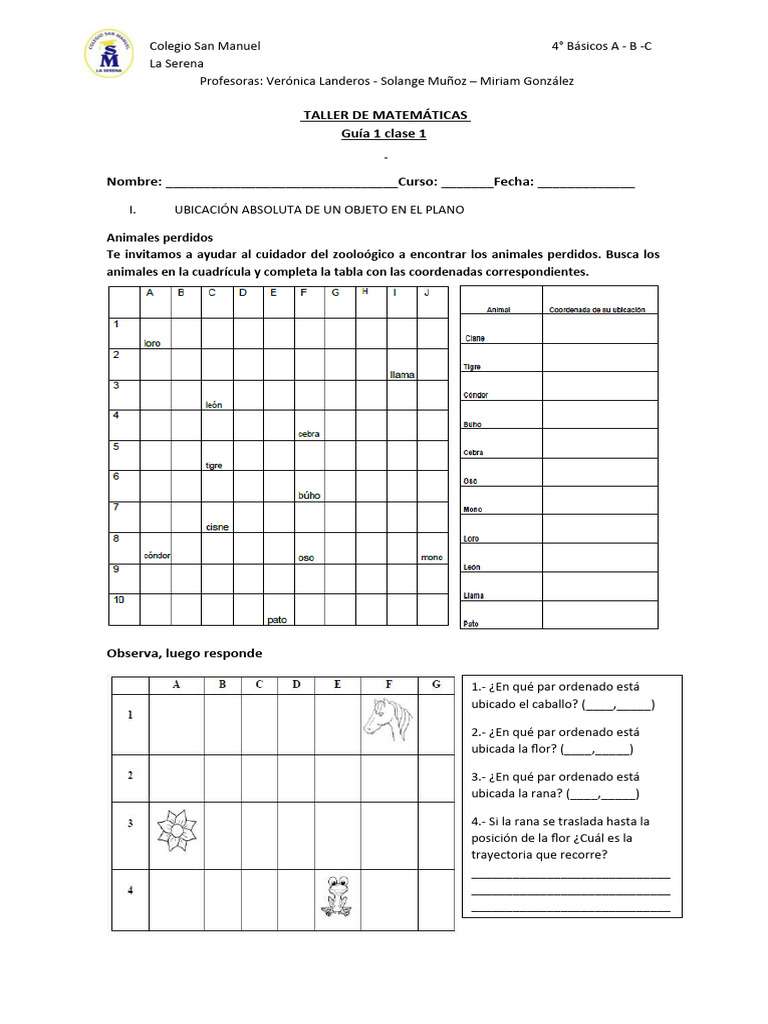 guía 1 clase 1 | PDF