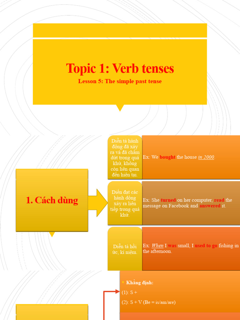 Topic 1 (2) - Past | PDF