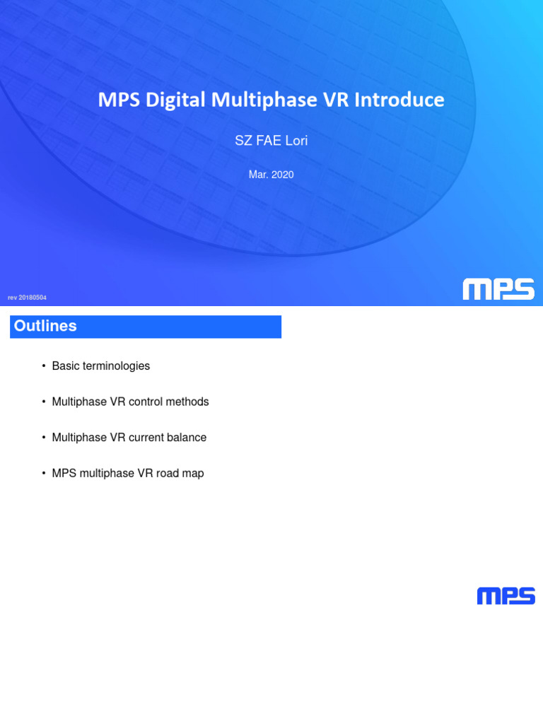 MPS Digital Multiphase VR Introduce: SZ Fae Lori | PDF | Electronic ...