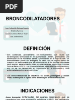 Broncodilatadores: SABA, LABA y LAMA | PDF