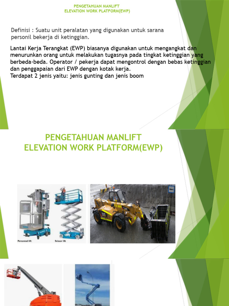 Pengetahuan Manlift | PDF