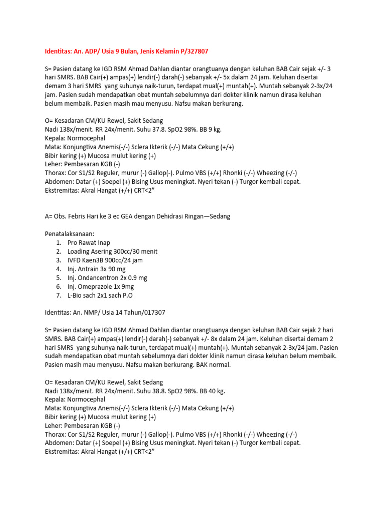 Borang Igd RSM 1 | PDF