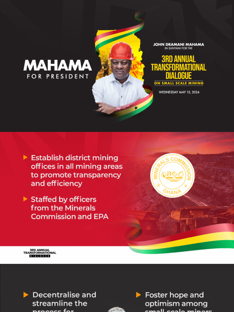 Mahama Small Mining Presentation | PDF